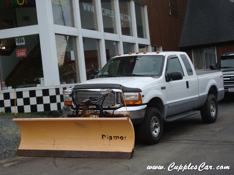 2001 Ford F250 V10 XLT 4X4 Supercab with Plow for sale in Laconia, NH